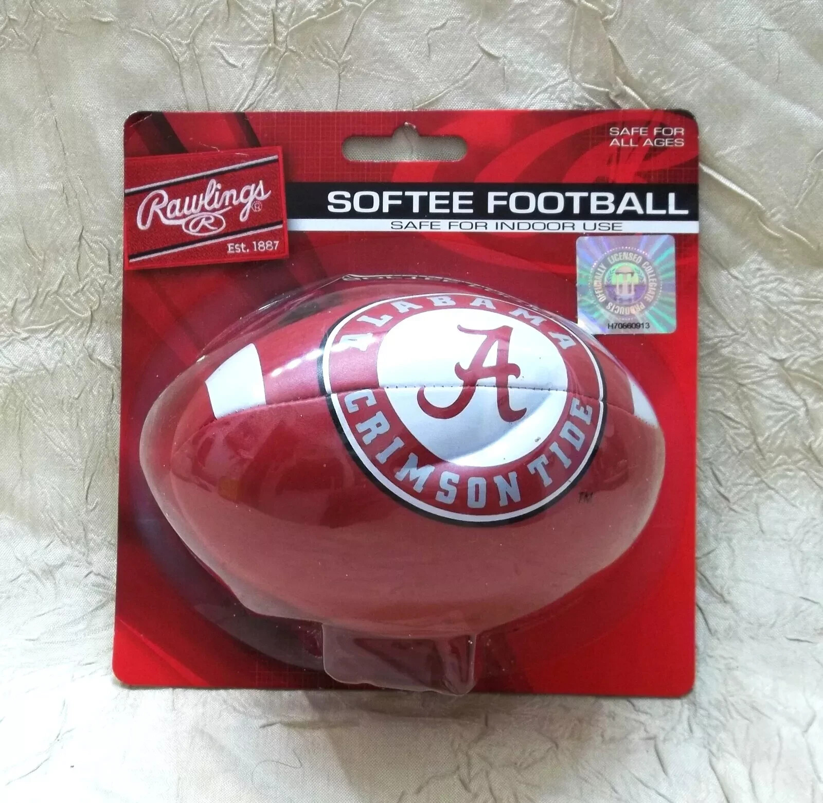 University Of Alabama 5" Small Softee Football Rawlings NCAA - SEE ...