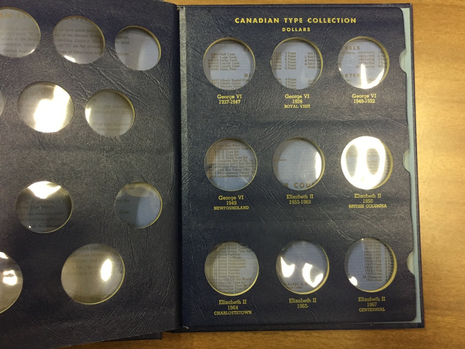 Whitman Bookshelf Album #9521 Canada Type Set, Large Coins | eBay