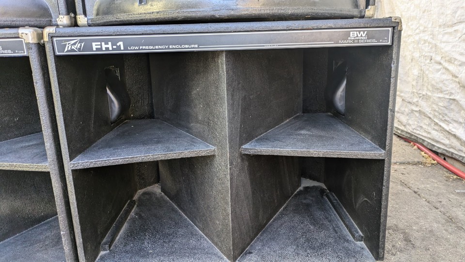 Vintage Peavey SP-3 Professional PA Speakers Complete 3 Way Towers ...