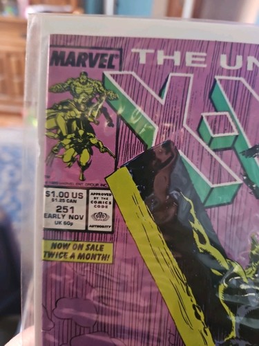 Uncanny X-men #251 Silvestri Wolverine Cover Key Deadpool Movie 1st ...