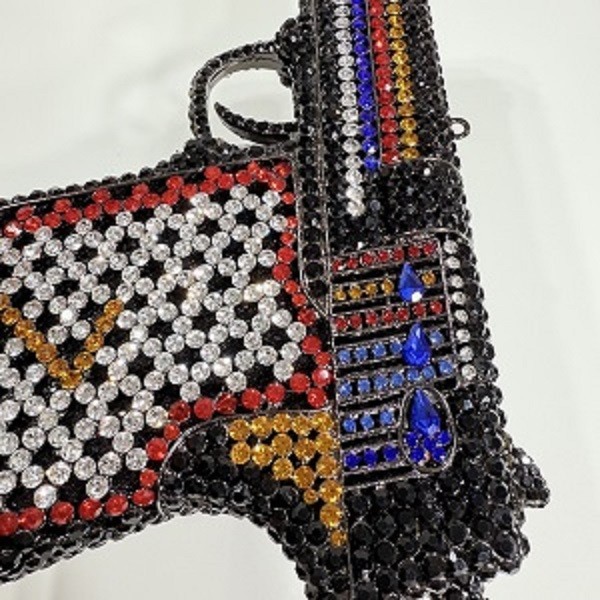 Rhinestone Party Purse Luxury Gun Pistol Costume Novelty | eBay