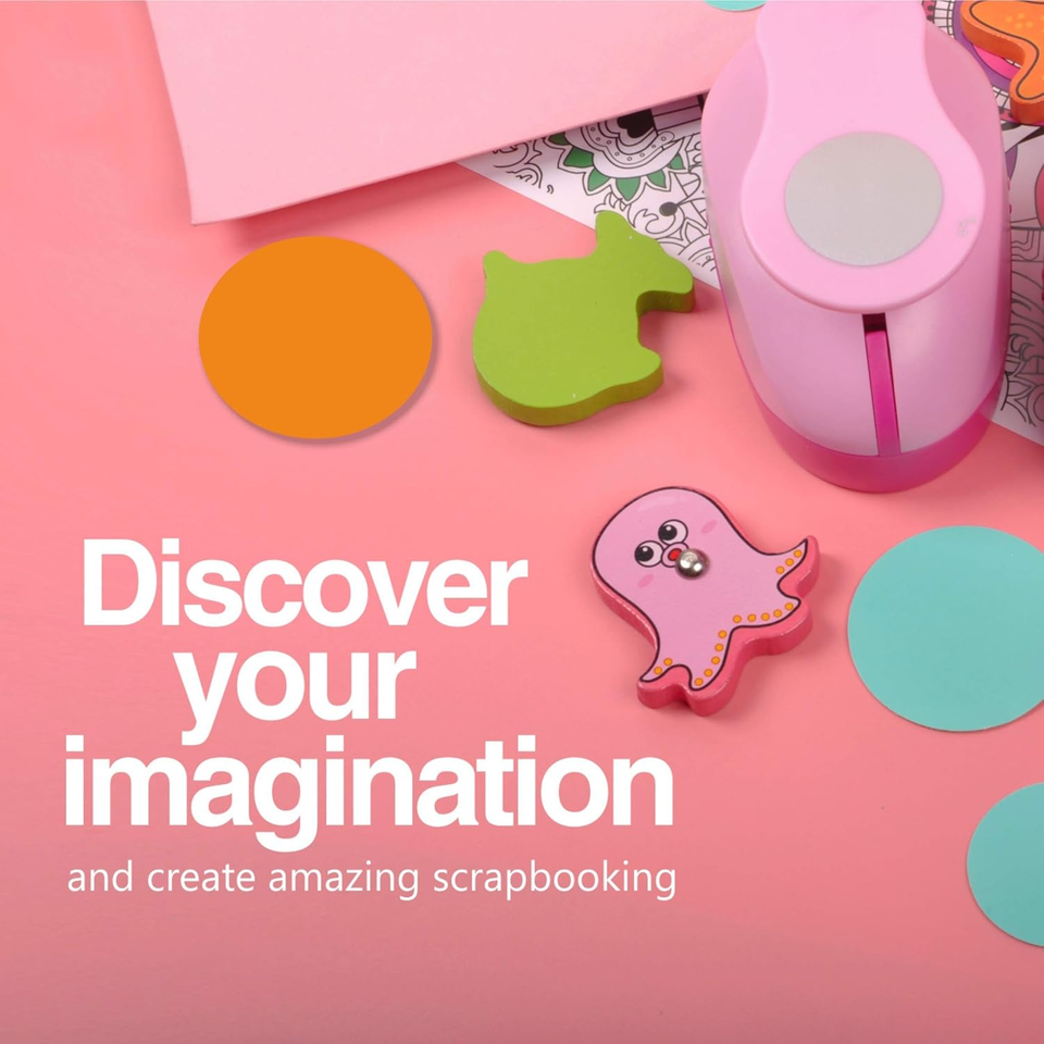 2 Inch Circle Punch, Hole Punch Shapes, Paper Punch Set for ...