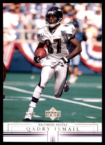 Qadry Ismail 2001 Upper Deck Rookie F/X #186 Baltimore Ravens NFL READ ...