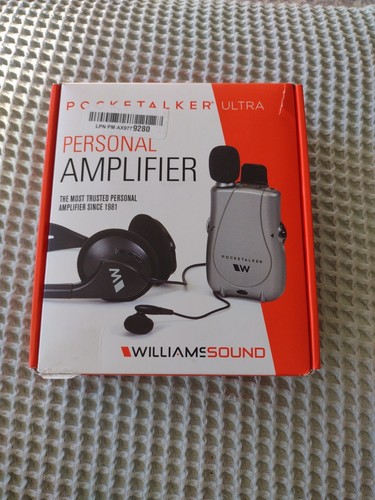 Pocketalker Ultra PKT D1 EH Williams Sound Amplifier Pocket Talker New ...