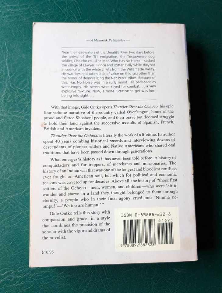 First Edition "Thunder Over the Ochoco: The Gathering Storm" Gale Ontko ...