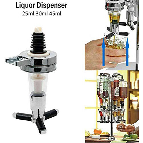 2xBar 25-45ml Optic Spirit Measure Pub Cocktail Dispenser Drink Wine ...