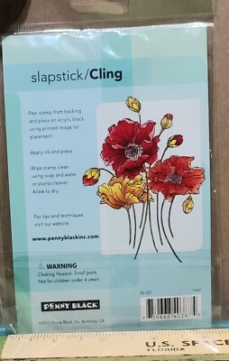 Penny Black Slapstick Cling Stamp Fresh | eBay