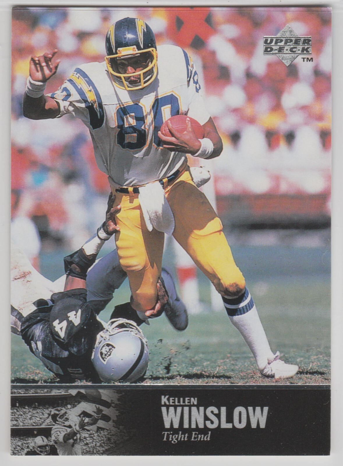 1997 Upper Deck Legends #68 Kellen Winslow Sr San Diego Chargers ...