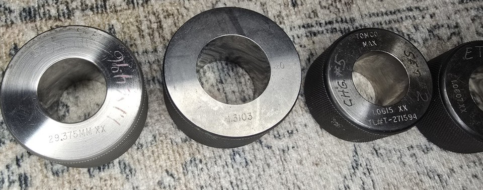 1" to 1.5" Bore Gage Setting Ring master gage gauge MASTER XX - X | eBay