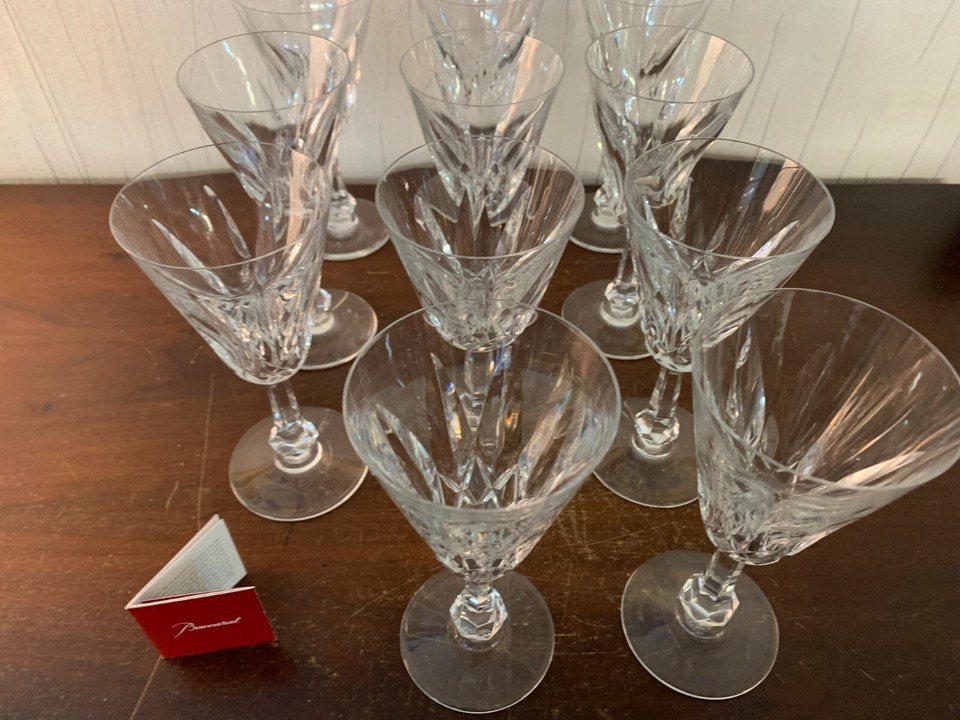 5 Glasses Water Pitcher Model Tourville IN Crystal Baccarat (Price per ...