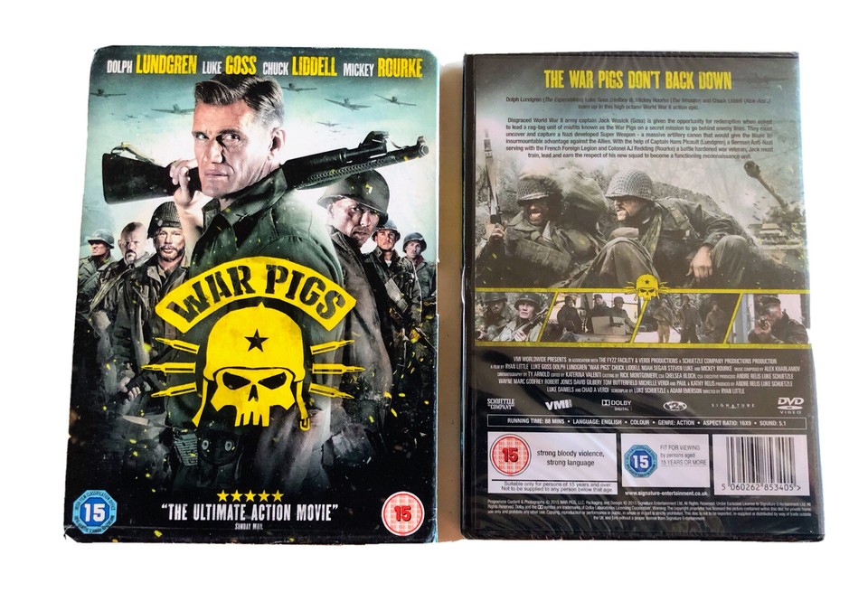 War Pigs (DVD, 2015) With Slipcover. New & Sealed. WW2 Action/Adventure, War 5060262853405 | eBay UK