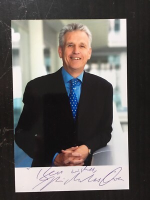 NICHOLAS OWEN - RADIO AND TV PRESENTER - EXCELLENT SIGNED COLOUR PHOTO ...