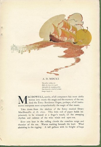 Magazine Ad - 1917 - Estey Organs - New York - (4 pages) | eBay