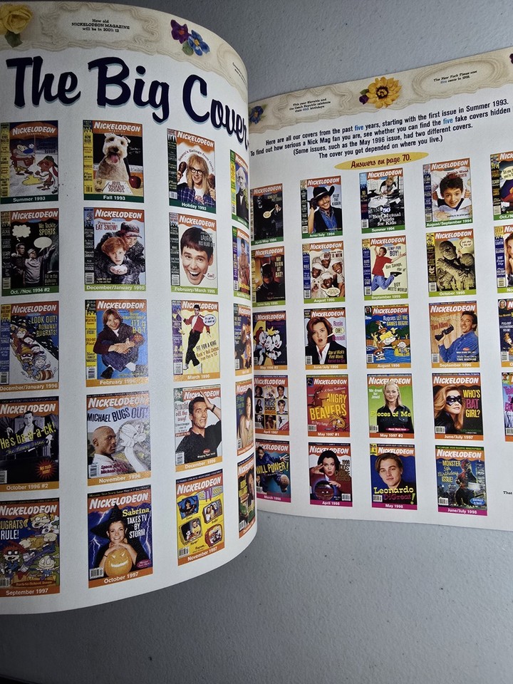 Nickelodeon Magazine June 1998 5th Anniversary Issue | eBay