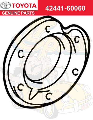 Genuine Toyota Lexus 42441-60060 Brake Drum Oil Deflector | eBay Australia