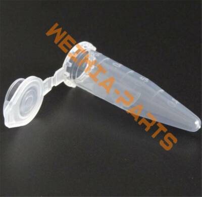 200PCS 1.5ml Micro Centrifuge Tubes, Plastic Test Tubes, Test Vials ...