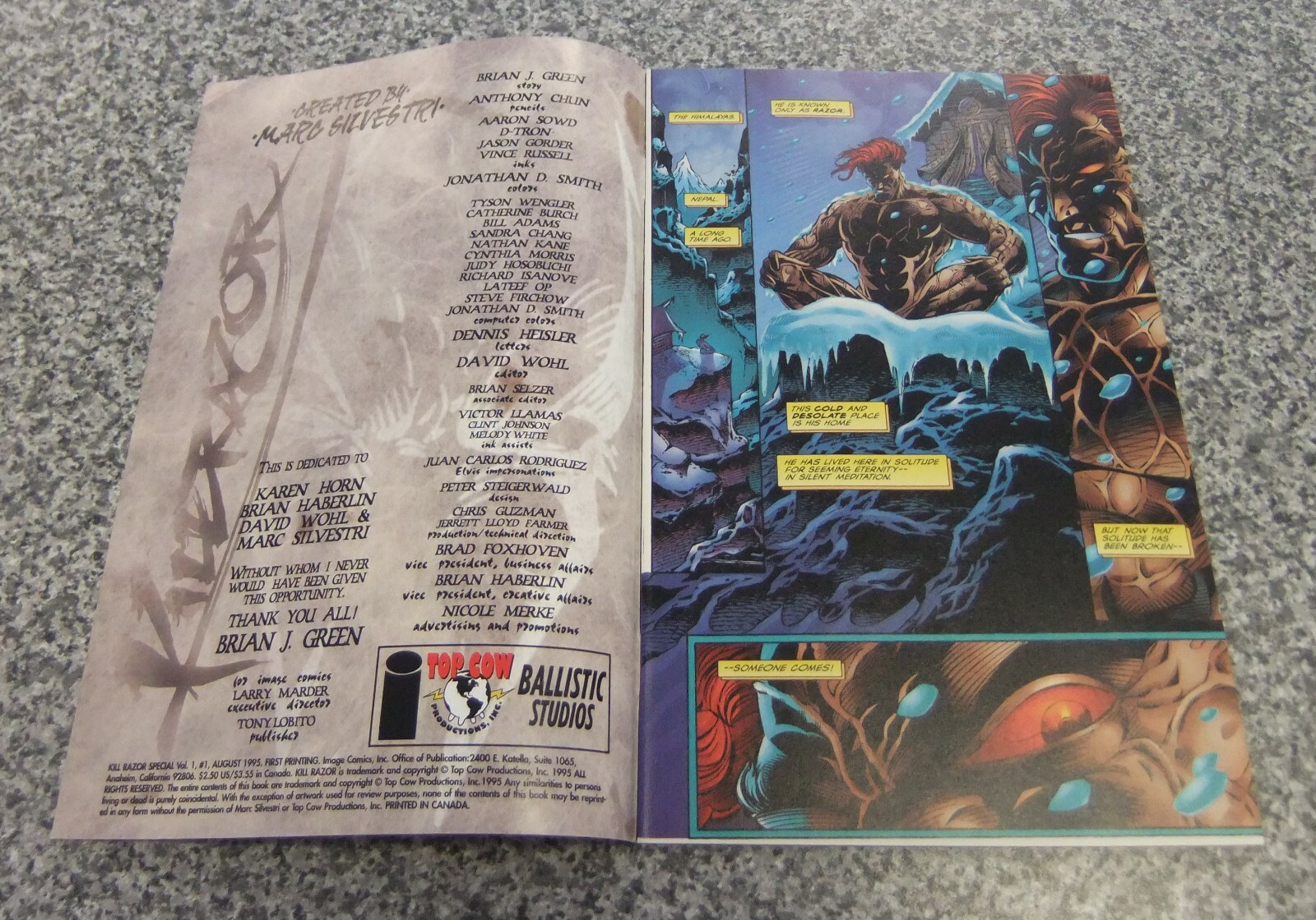 KILLRAZOR VOLUME 1 NUMBER 1 AUGUST 1995 IMAGE COMICS | eBay