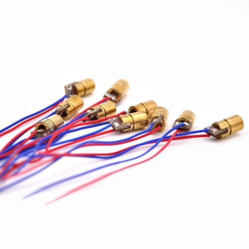 10Pcs 5V 650nm 5mW Red Dot Laser Module Laser Diodes Sights Laser ...