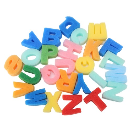 26x Capital Letters Kid Doodle Seal Sponge Stamp Educational Painting ...