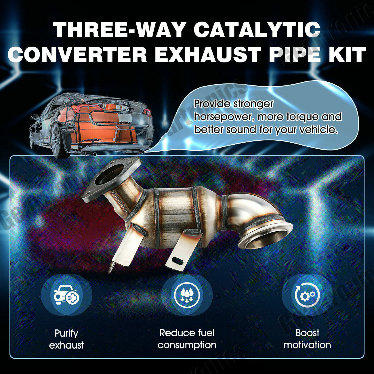 Catalytic Converter For Chevrolet Cruze Trax Sonic 1.4L 2011-2016 w/O2 ...