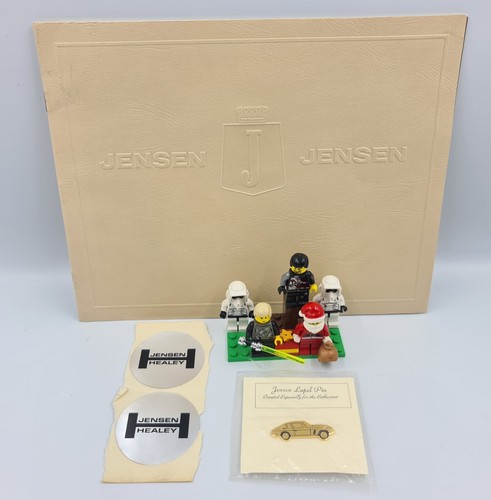 CARS : JENSEN INTERCEPTOR BADGE & BROCHURE, JENSEN HEALEY WHEEL CENTRE ...
