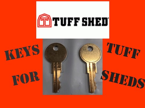 TUFFSHED SET OF 2 KEYS TS01-TS40 REPLACEMENT KEYS TUFF SHED FREE ...