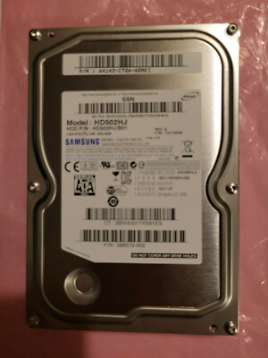 Samsung HD502HJ HD502HJ/B01 FW: 1AJ10006 500GB SATA 3.5" HD A4143-C72A ...