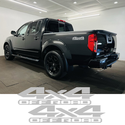 For Nissan Titan Frontier 2pcs Sport Silver 4X4 Off-Road Bed Side ...