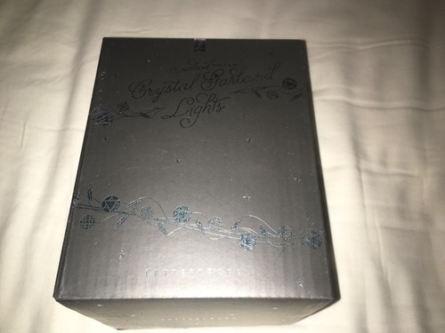 Pottery Barn Christmas Lights Crystal Garland Led White | eBay