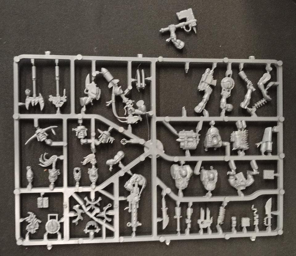 Warhammer 40k Orks Boyz Warlord Big Mek Shokk Attack Gun LOT - A146 | eBay