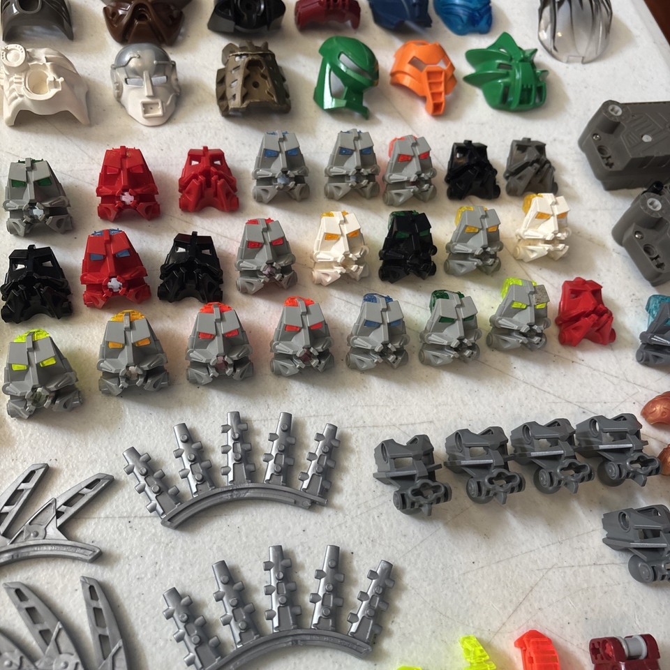 Original/rare Lego Bionicle Mask Massive Lot of Over 100 Pieces | eBay