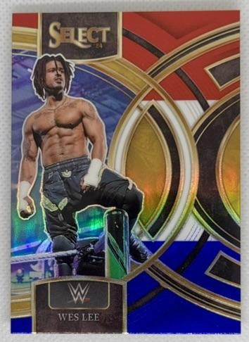 2024 Panini Select Wwe 178 Wes Lee Premier Red And Blue Prizms Ebay