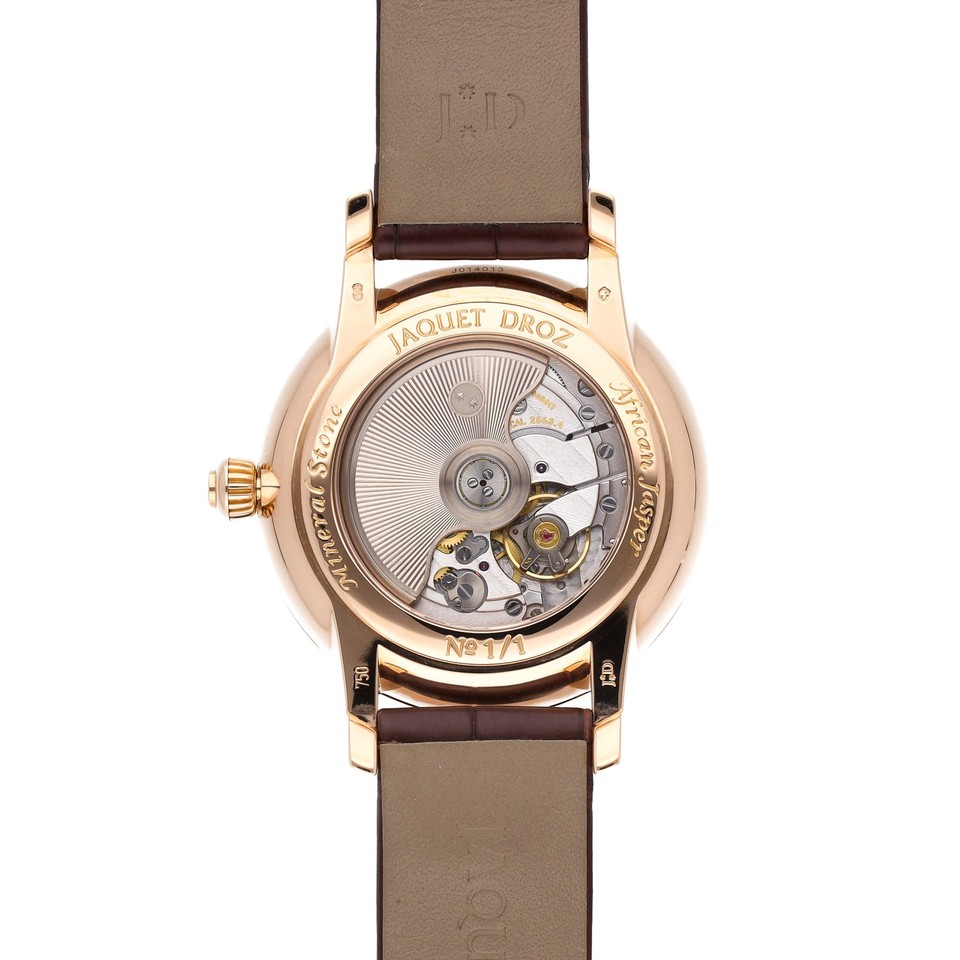 Jaquet Droz Grande Seconde Piece Unique 18k Rose Gold Auto Mens Watch ...