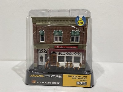 Woodland Scenics BR5055 Emilio's Italian Restaurant HO Scale Building 1 ...