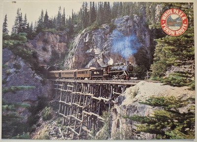 Vintage Postcard White Pass & Yukon Railroad Route Alaska 4x6" AA134 | eBay