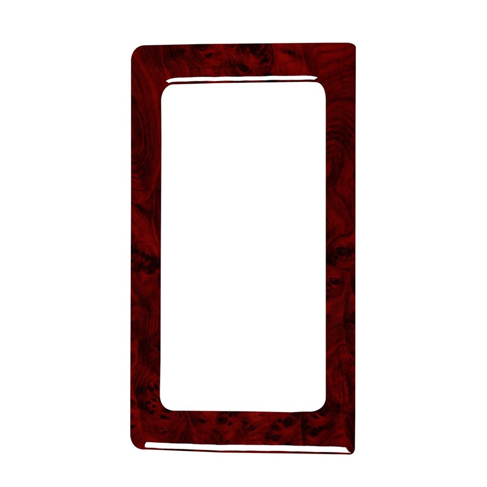 Red Wood Grain Rear Storage Box Frame Cover Trim For BMW 3 Series E36 ...