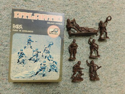 Atlantic of Italy 1/32 Box# 810 WW2 Italian Paratroopers Paratroops Lot ...