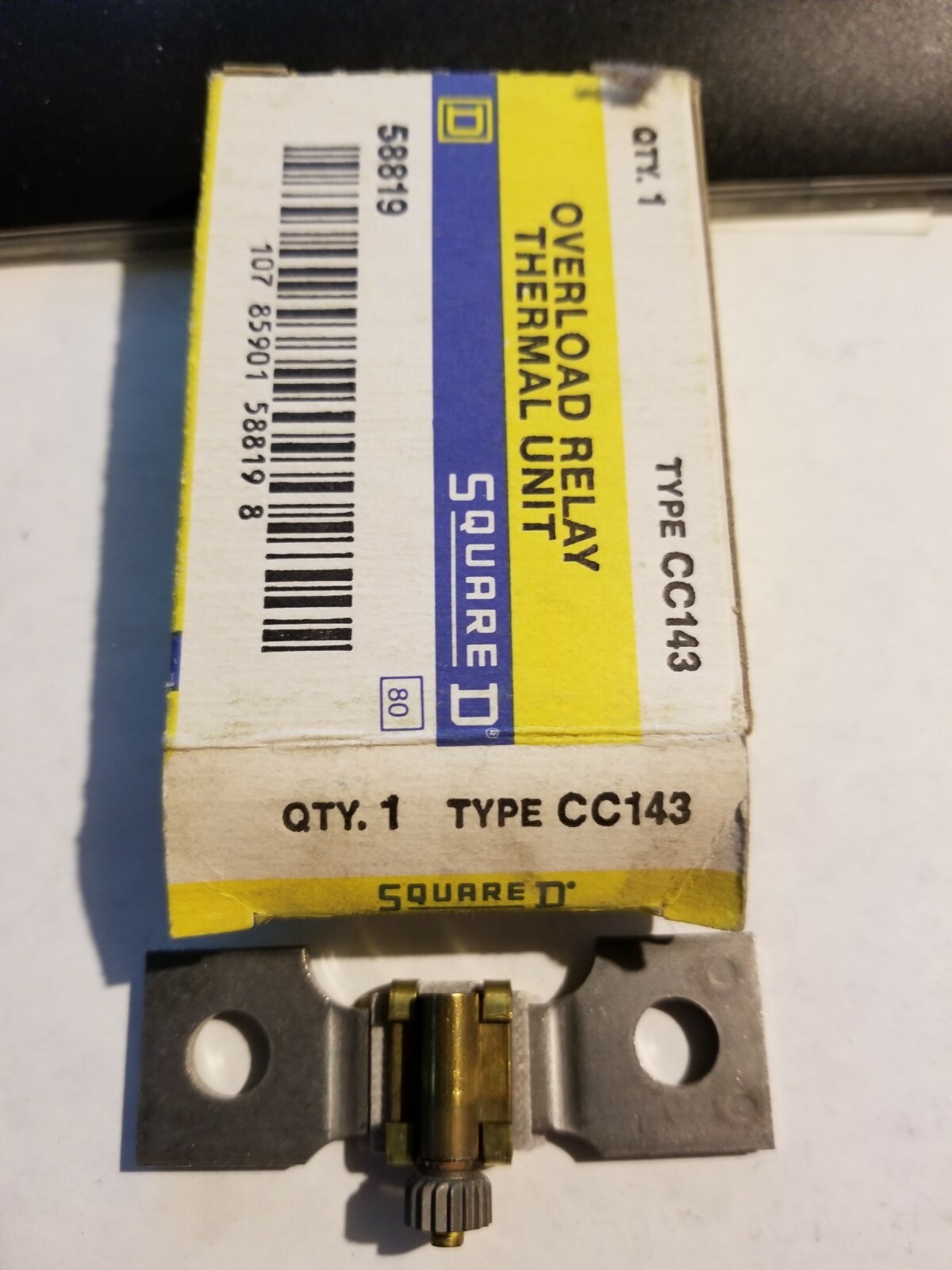 NEW Square D thermal overload relay heater element unit CC143 | eBay