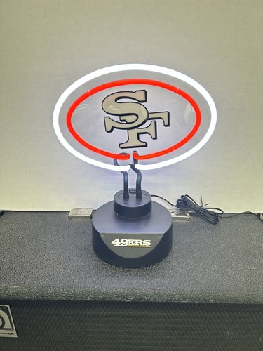 New San Francisco 49ers NFL Football The Memory Co. Neon Sign Logo Desk ...