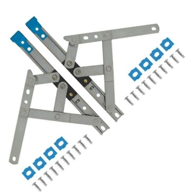 Double Glazed UPVC Window Friction Hinges Stay Pair (10 Inch/250mm ...