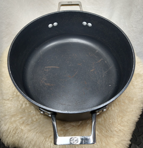 CALPHALON WILLIAMS SONOMA STOCKPOT 5 QT HARD ANODIZED NON-STICK SURFACE ...