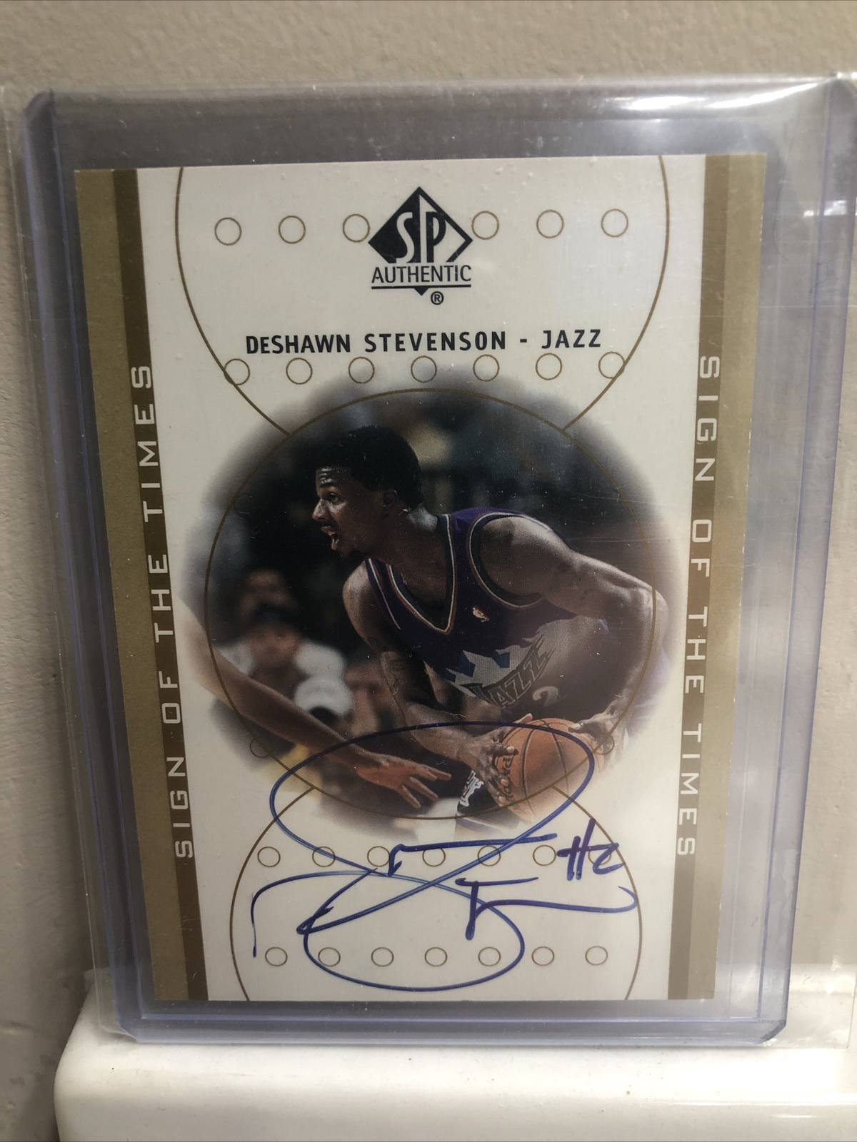 2001-02 SP Authentic Sign of the Times Deshawn Stevenson Autograph #DS ...