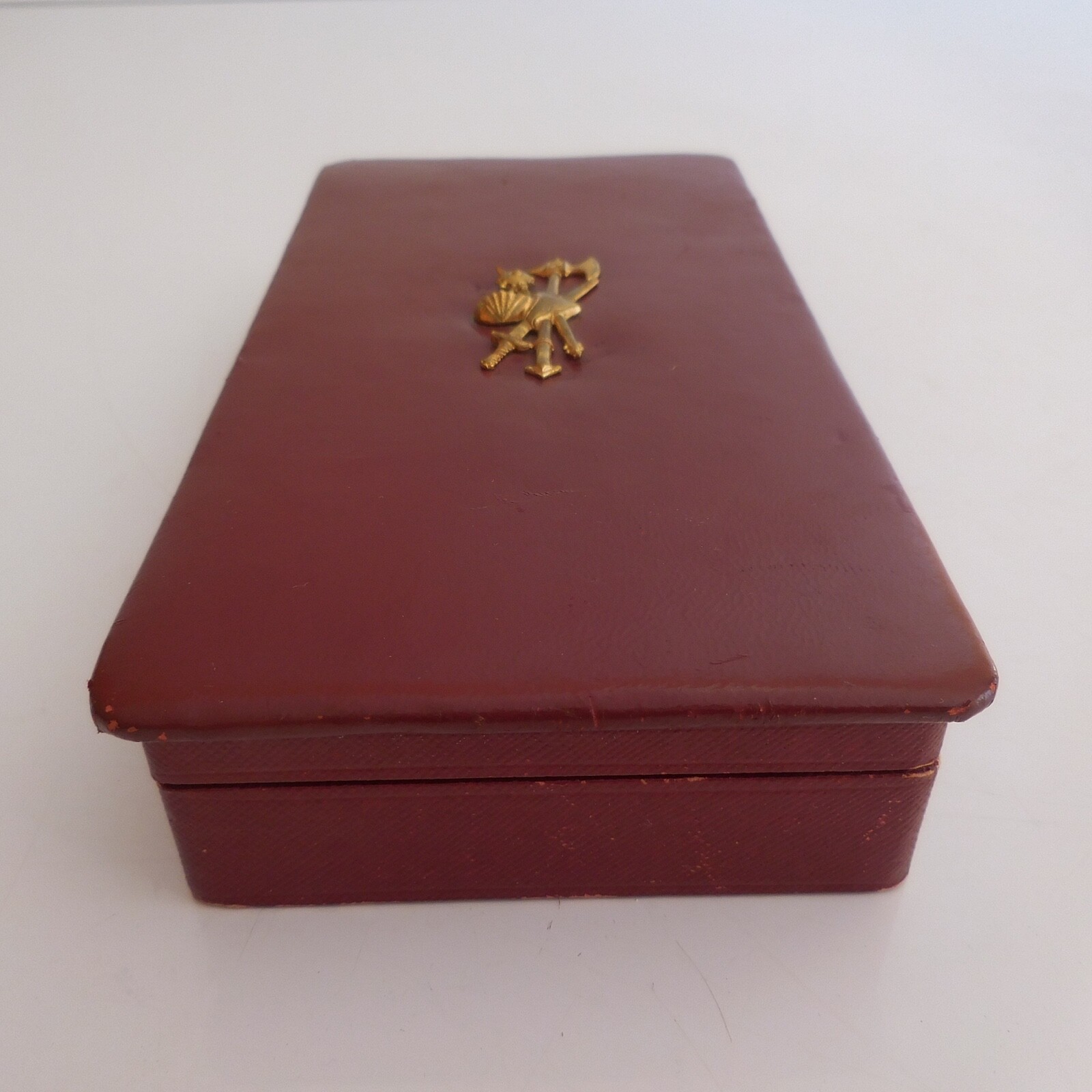 Boite coffret SEITA cigare tabac cigarette armoirie métal doré France ...