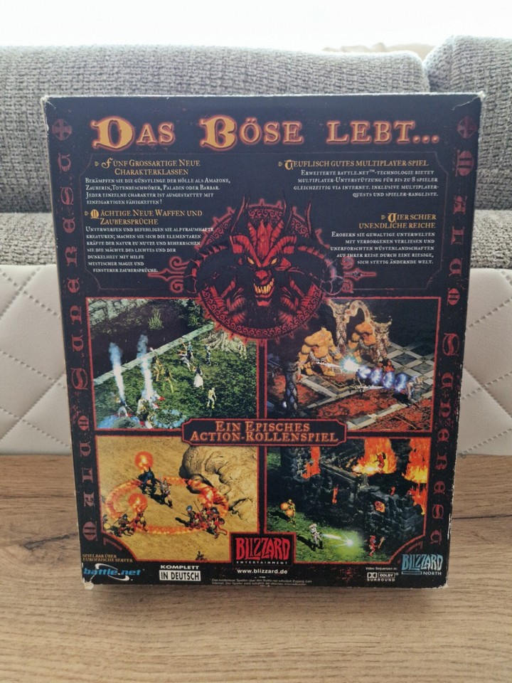 Diablo II 2, PC Game, Big Box, 2002, RPG, Blizzard, Hack'n Slay ...