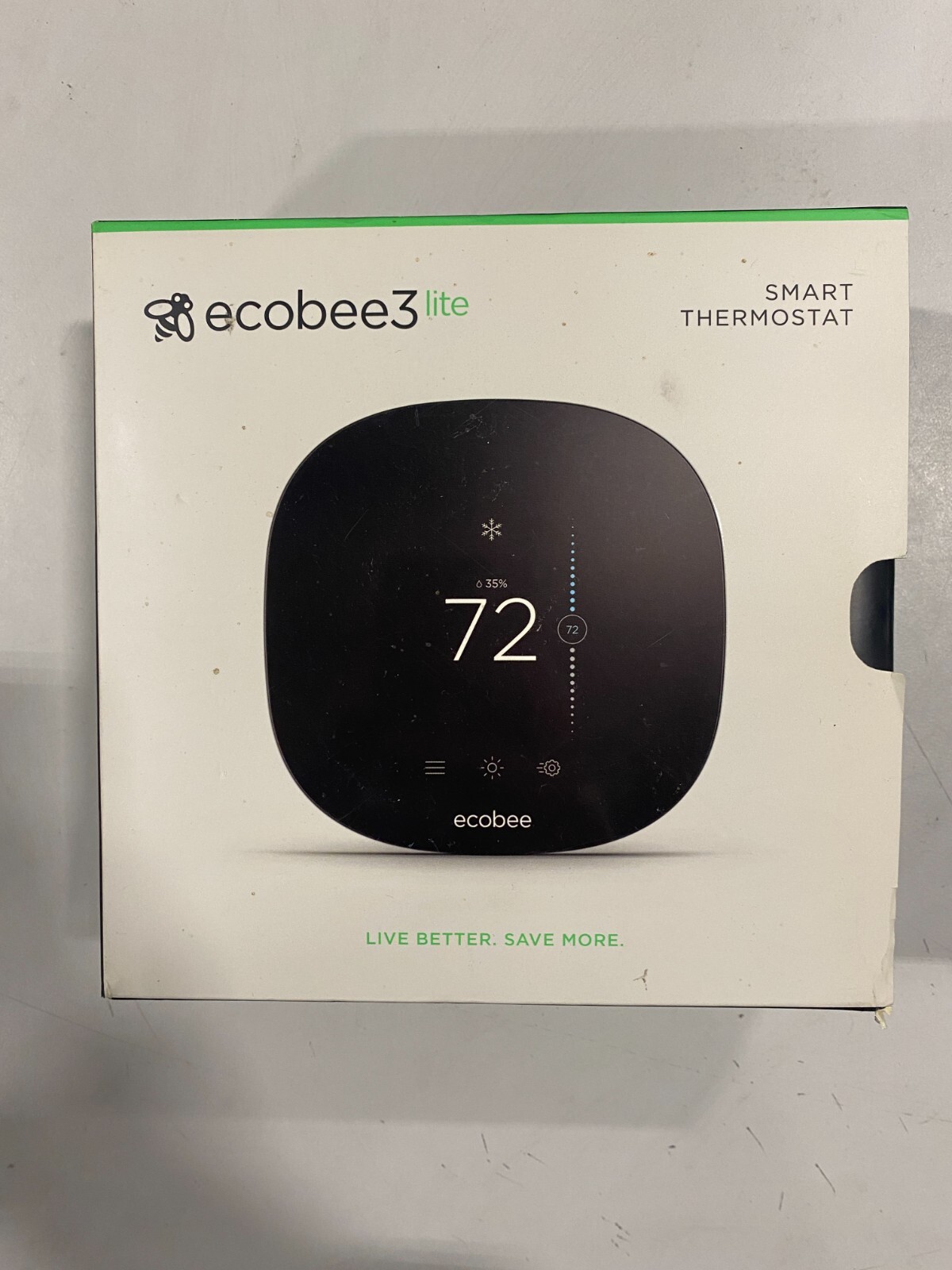 ecobee3 lite Smart Thermostat - Black (EB-STATE3LT-02) for sale online ...