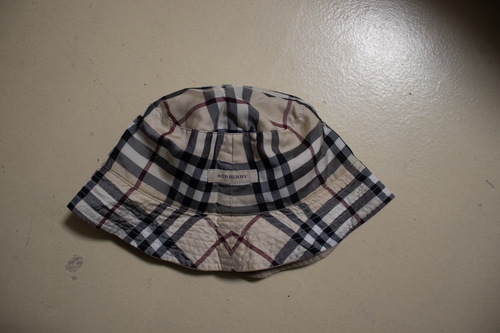 Burberry neylon vintage reversible bucket hat logo nova chek | eBay