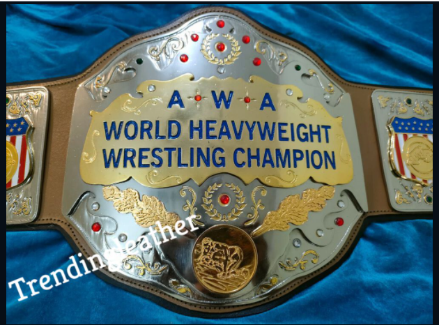 AWA INMATE Heavyweight Championship Belt 4mm Zinc Brand New Wrestling ...