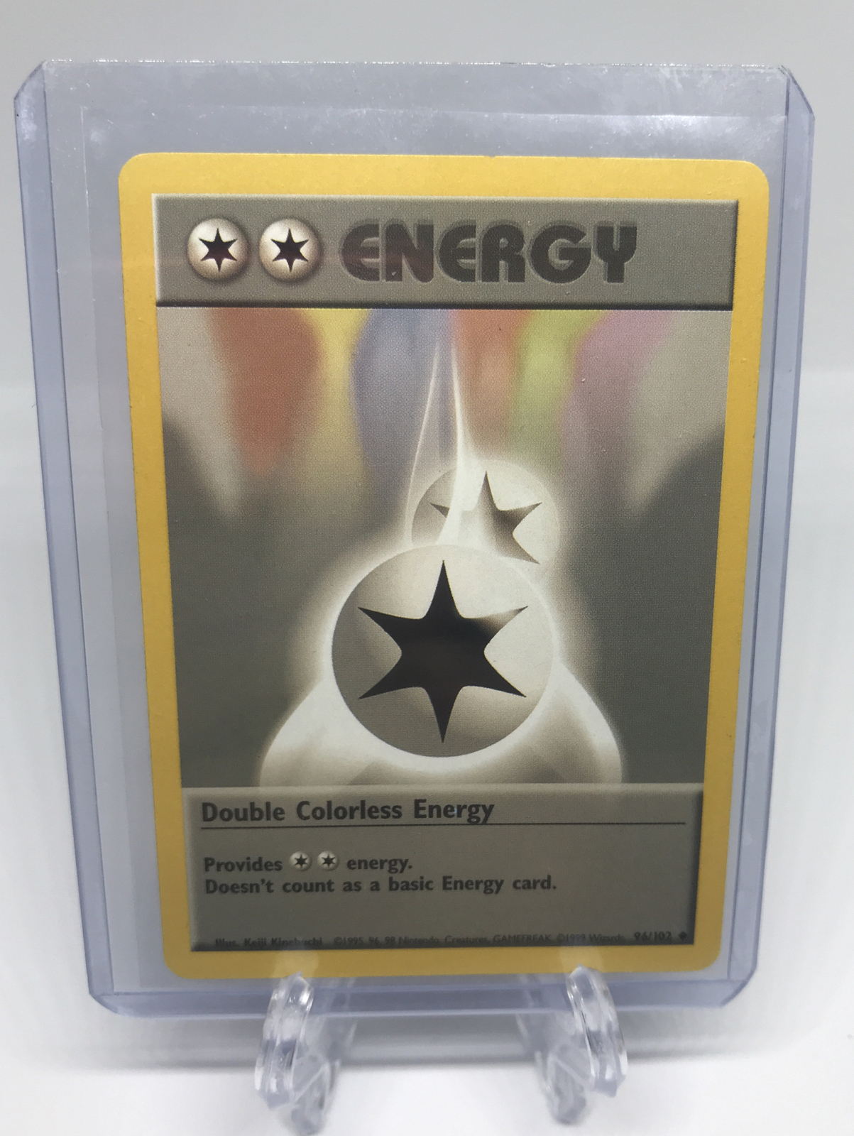 Pokémon TCG Double Colorless Energy Base Set 96/102 Regular Shadowless ...
