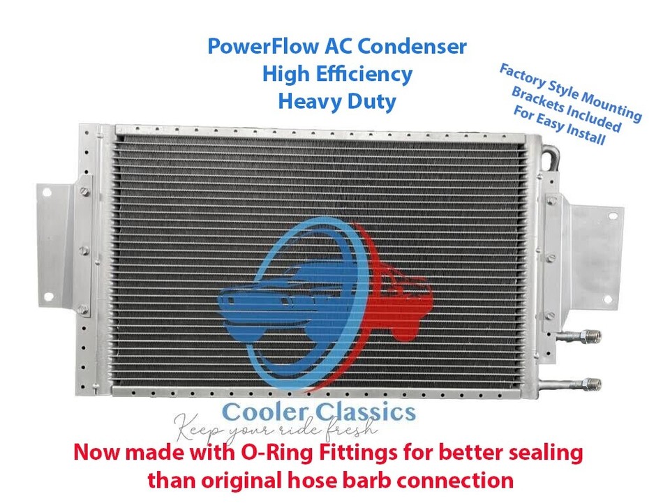 67 68 Chevy SS z28 Firebird Camaro Chevelle Nova PowerFlow ACCondenser ...
