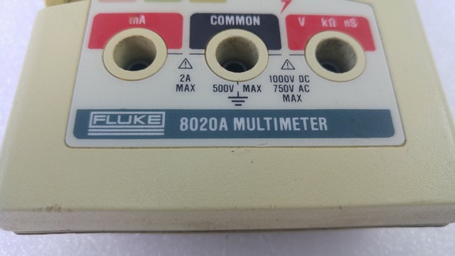 Fluke 8020A Handheld Digital Meter Multimeter Tested Good for sale ...